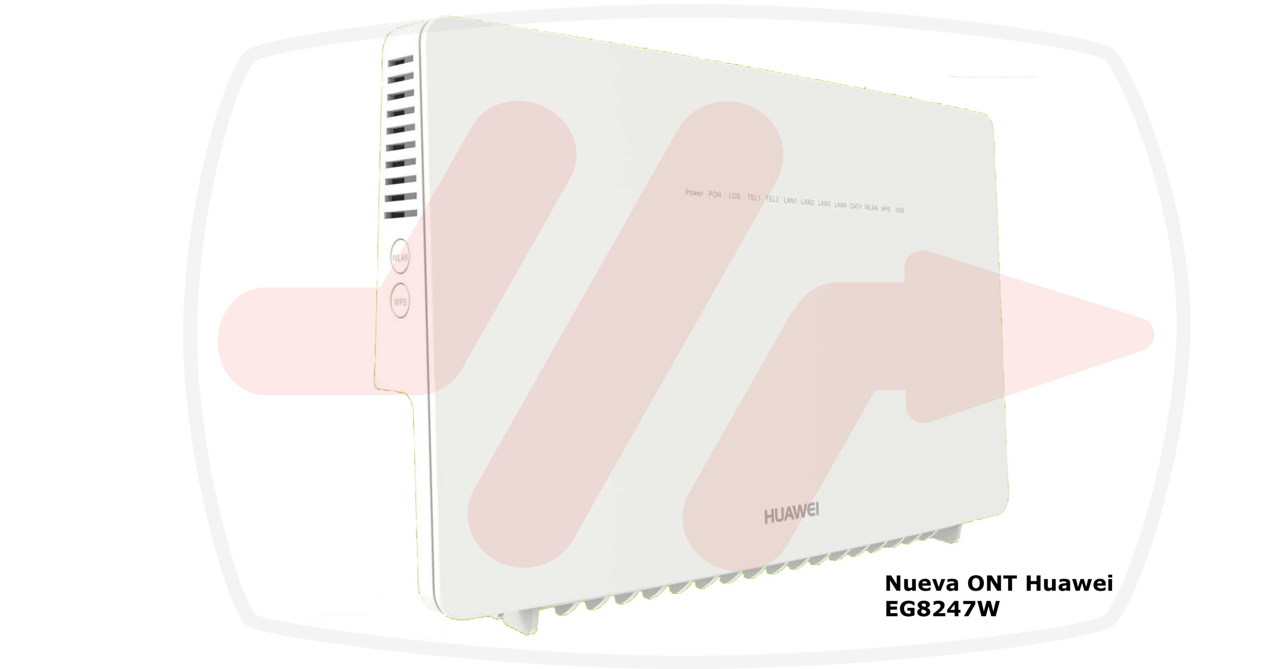 Huawei ONT GPON EG8247W con wifi 802.11 AC 4 puertos GE