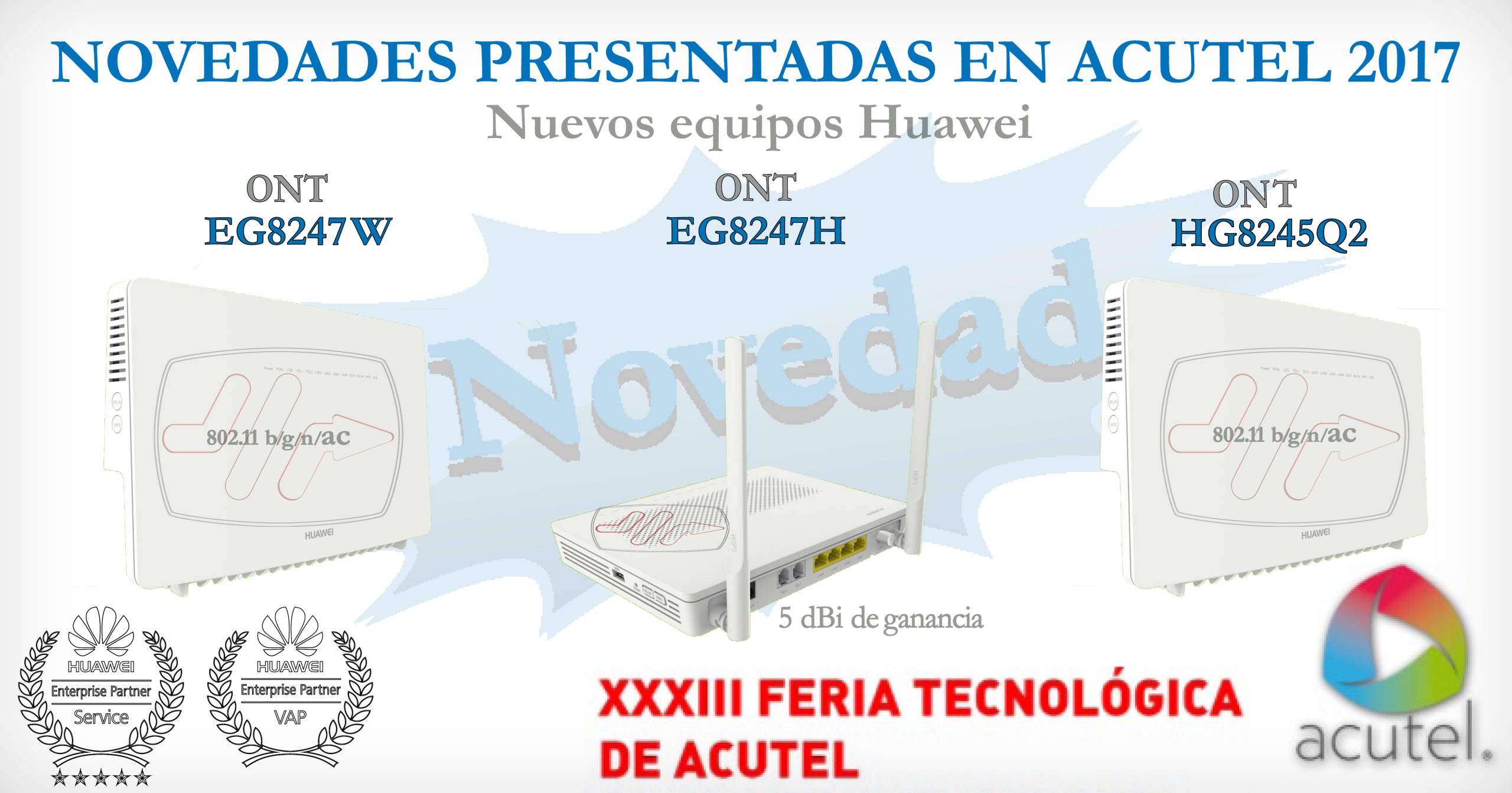 ONT GPON Huawei router nuevos equipos EG8247 EG8245
