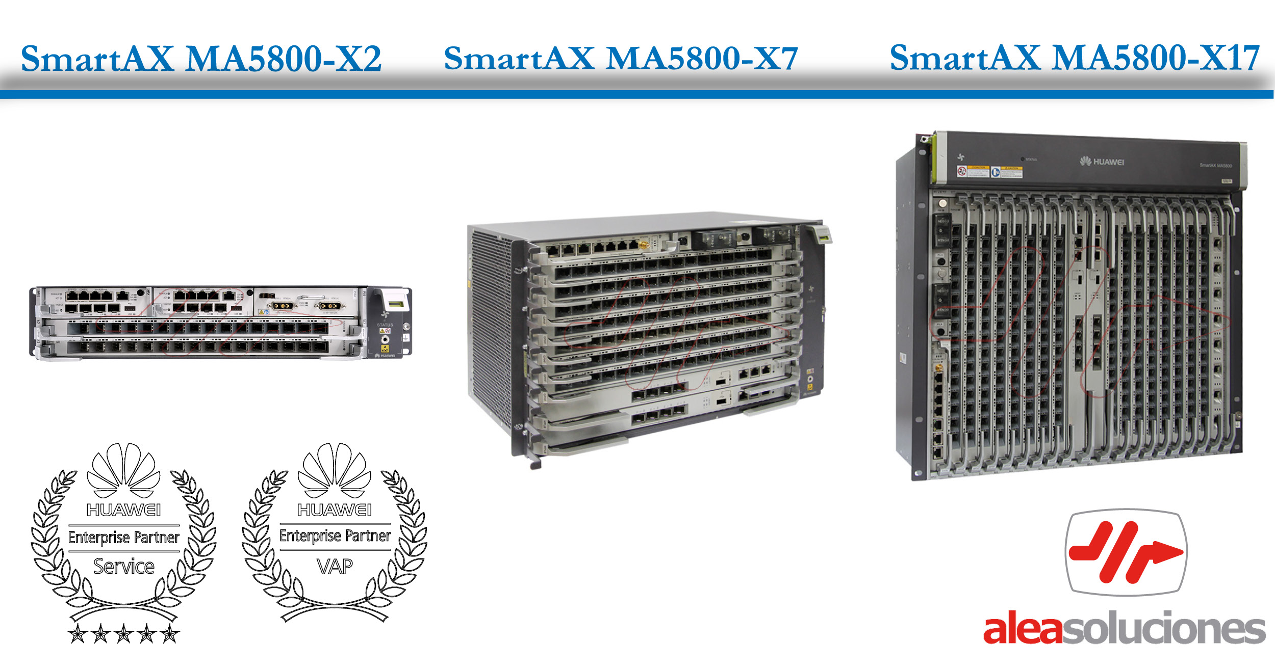 Chasis Huawei XGS-GPON MA5800-X17, MA5800-X7, MA5800-X2