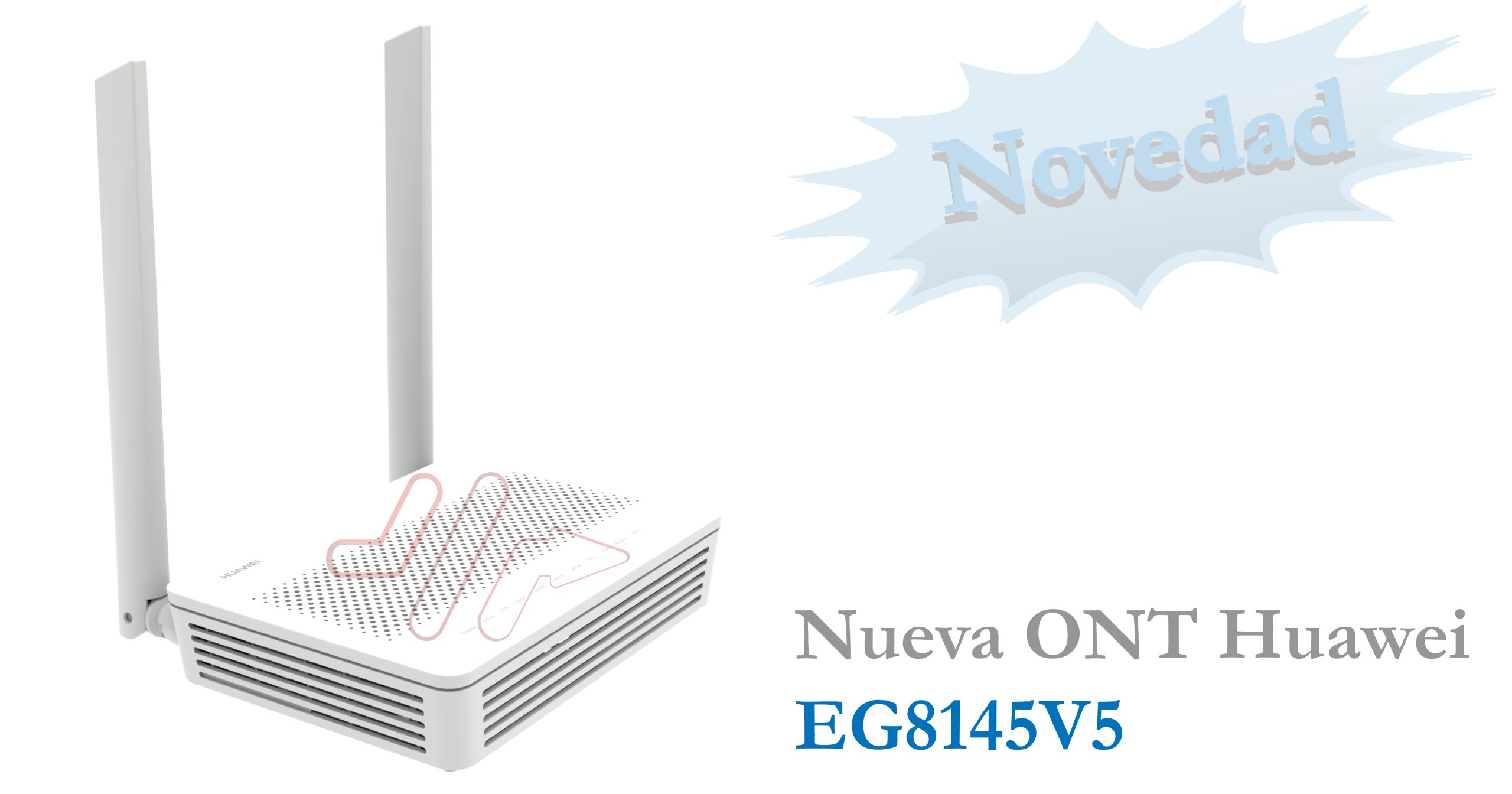 EG8145V5 nueva ONT GPON Huawei dual band con wifi AC